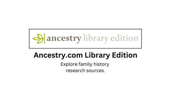 Ancestry.com Library Edition | Morgan County Library
